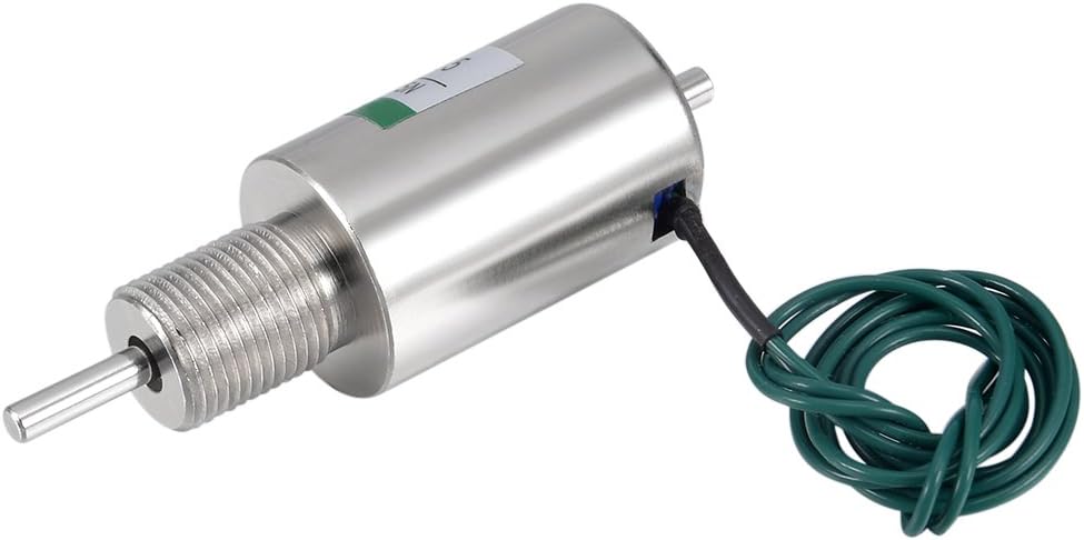 Amazon.com: uxcell DC 12V 2.5N Force 6mm Stroke,Pull Push Type,Tubular ...