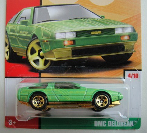 Green Delorean