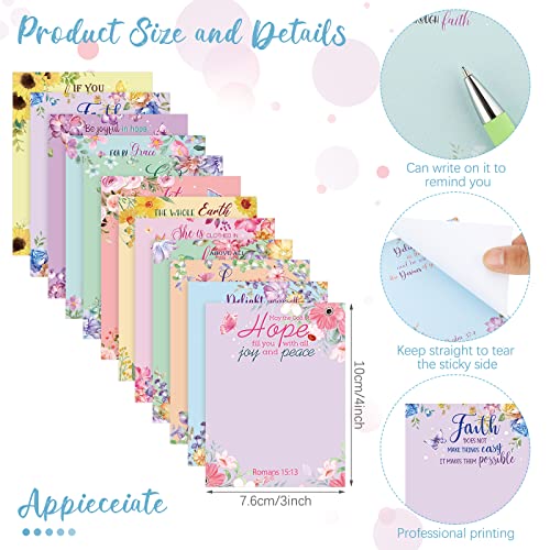 Snapklik.com : 24 Pcs Biblical Sticky Notes Christian Stylus Ballpoint ...