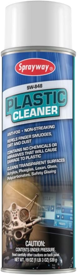 Sprayway SW848 Aerosol Plastic Cleaner, 19 oz : Amazon.ca: Health ...