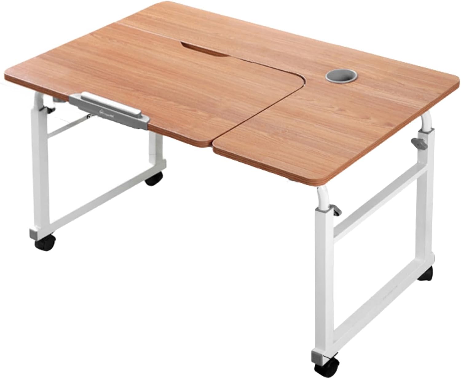 Amazon.com: Bedtable, Bed Desk Over The Bed Table with Wheels Overbed ...