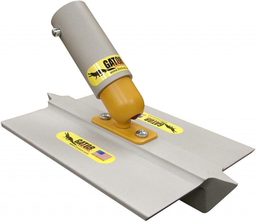 Gator Tool Concrete Walking Groover 1”Dx 1/2”Wx 1/4”R Double End 10" x ...