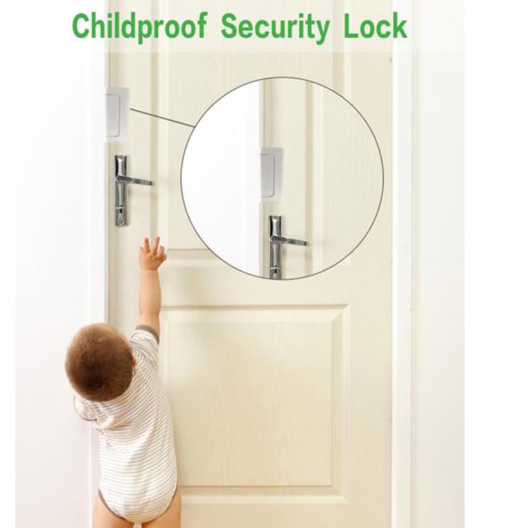 Child Safe Door Locks 3-Pack Door Reinforcement Locks - 800lb Security ...