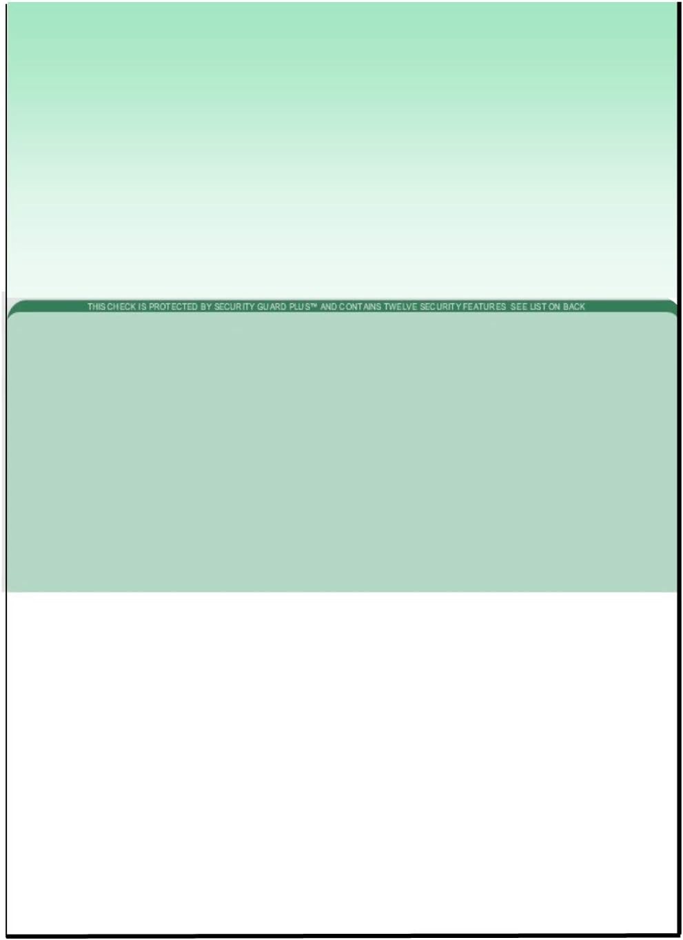 Amazon.com : Zapco High-Security Check Paper, Green w Complex ...