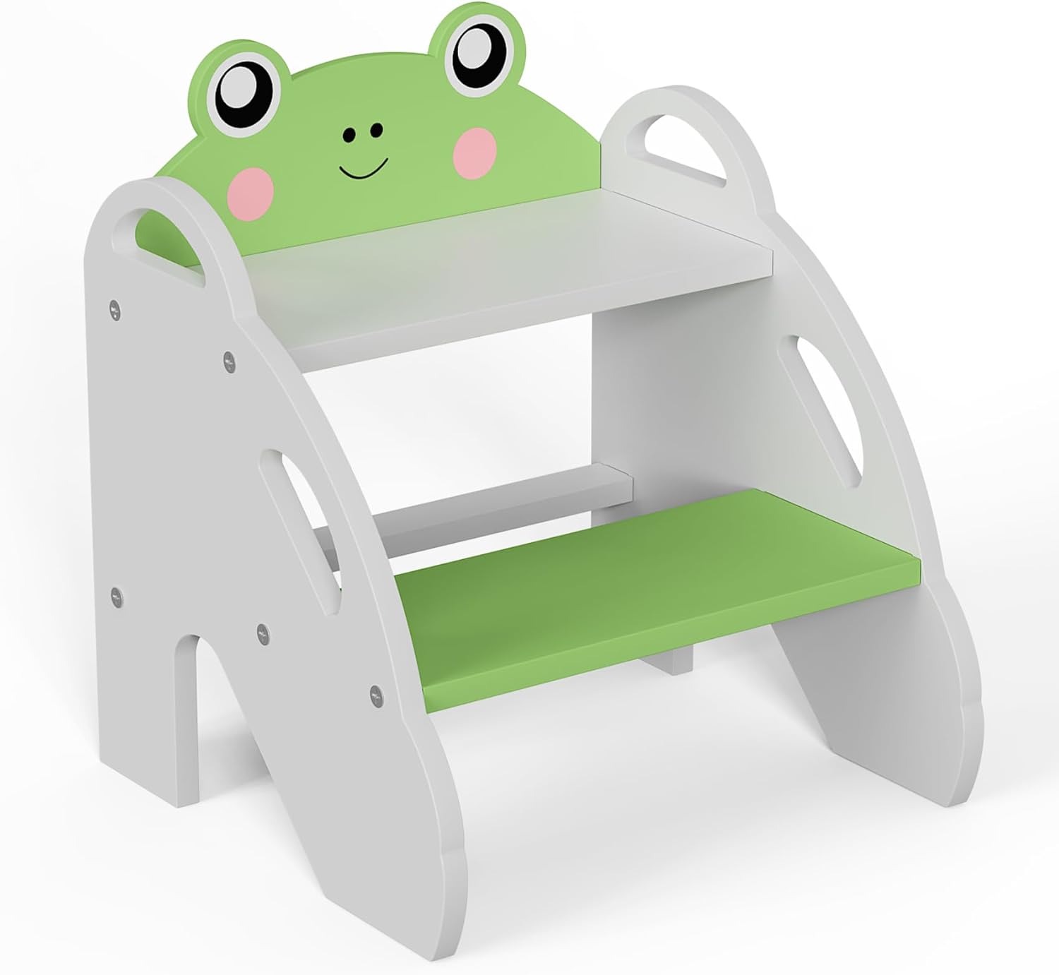 Amazon.com: Frog-Themed Toddler Step Stool, 2-Step Stool for Bathroom ...