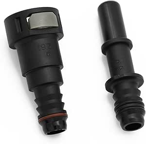 Amazon.com: KRD PERFORMANCE 12.61mm SAE to 14.8mm Straight for 1/2 ID Nylon Fuel Line Hose Quick ...