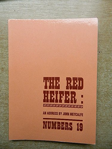 The Red Heifer: John Metcalfe: 9781870039895: Amazon.com: Books