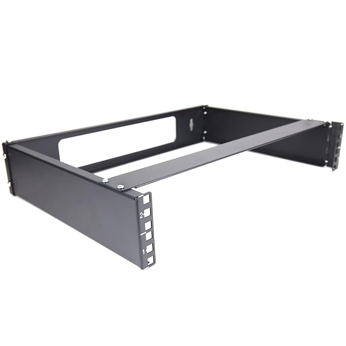 Buy kenable Wall Mounted Patch Panel Bracket 2U for 19 inch Rack Open ...