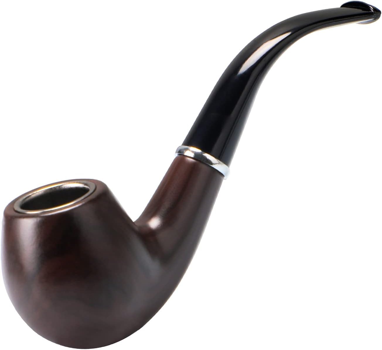 Cottage Handicraft Fake Pipe Costume Accessory -Handmade Wooden Smoking ...