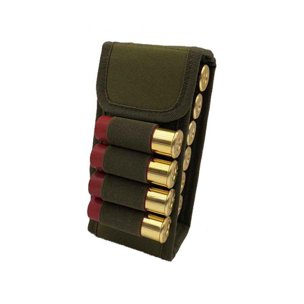 HWZ Tactical Molle 16-Hole Bullet Bags, 16 Rounds 12G Buttstock Shotgun ...