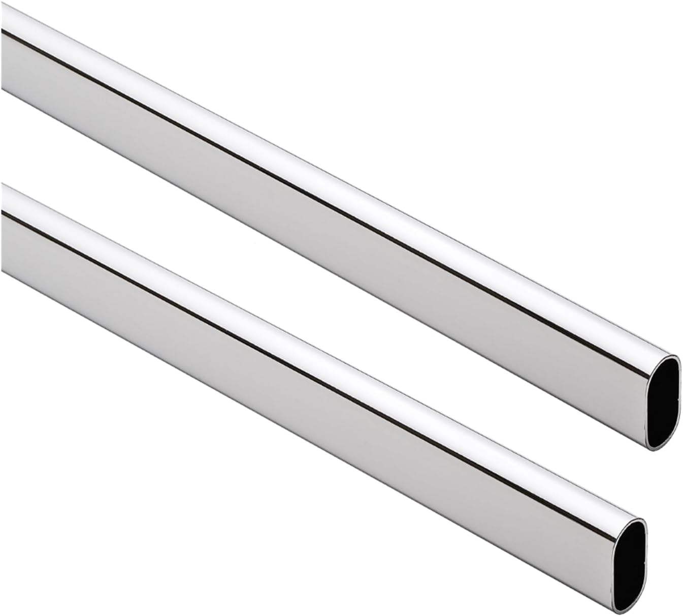 Amazon.com: PHILLCO Oval Closet Rod CUSTOM CUT TO SIZE. Up to 94 inches ...