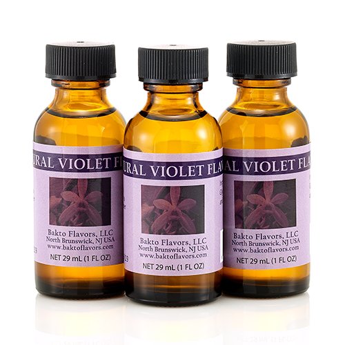 Amazon.com: Bakto Flavors Natural Violet Flavor, 1 Fluid Ounce, Pack of ...