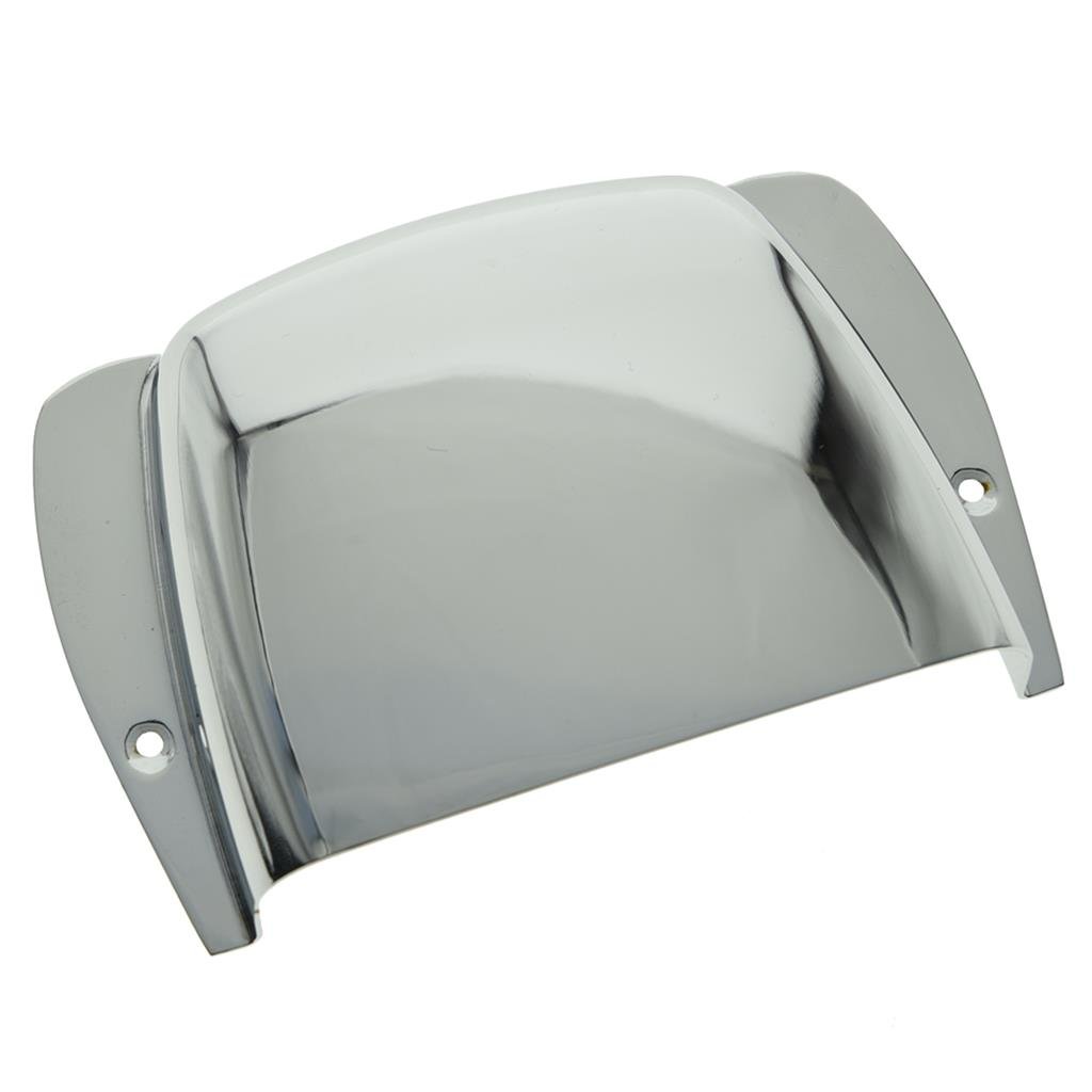 Snapklik.com : Chrome P Bass Style Guitar Bridge Cover Bridge Protector ...