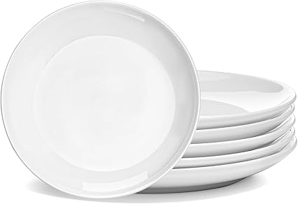 Leegg Dessert Plates 6 Inch Ceramic Small Round Plates for Dessert ...