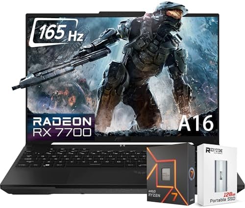 Amazon.com: ASUS TUF A16 16'' FHD+ 165Hz Gaming Laptop, 8-Core AMD ...