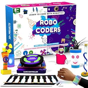 Buy Robocoders STEM Robotics Kit for Kids Ages 8-14 yrs | Free Course ...
