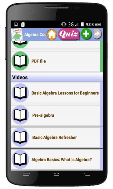 Algebra Courses - App on Amazon Appstore