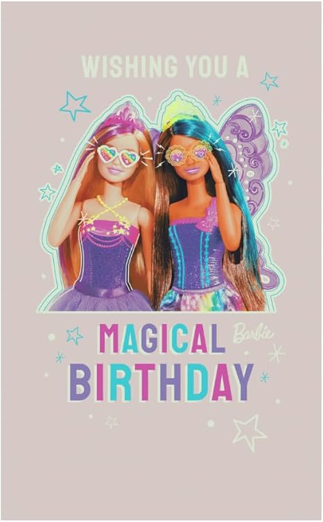 Danilo Promotions Limited Barbie Birthday Card, Official Barbie ...