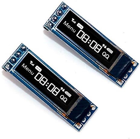 DollaTek 2Pcs 0.69 Inch 4-Pin OLED Display Module 96x16 3-5.5V IIC ...