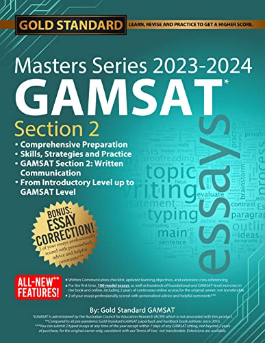 Amazon | 2023-2024 GAMSAT Masters Series Section 2 Written ...