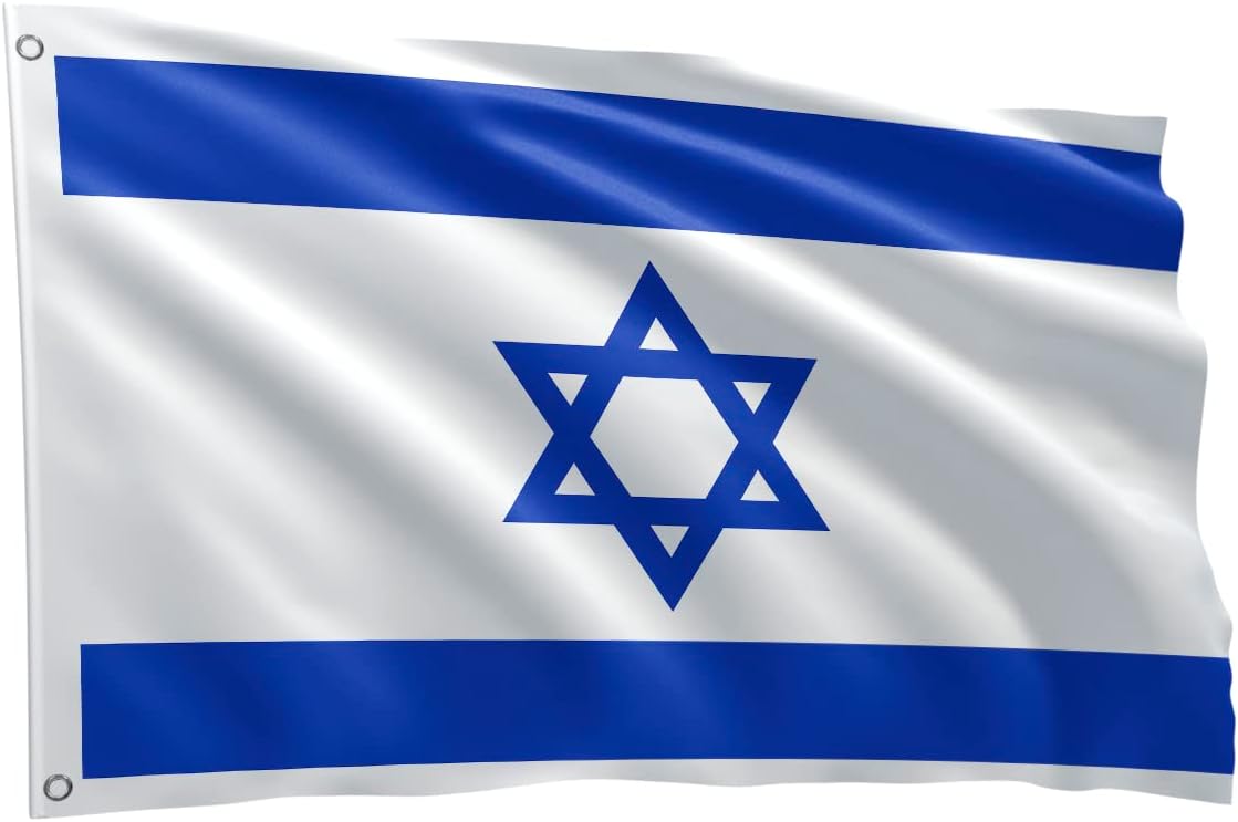 Bandeira De Israel Oficial 150x90 Cm Poliéster Oxford | Amazon.com.br