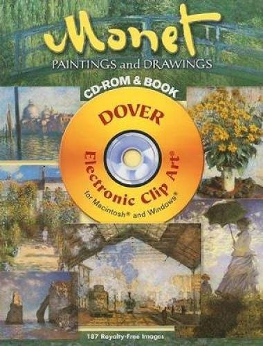 Amazon.com: Monet Paintings and Drawings CD-ROM and Book (Dover ...