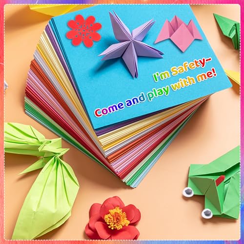 Snapklik.com : Origami Paper, Dark Green Solid Color Origami Paper Kit ...