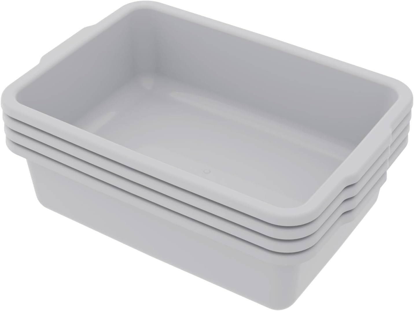 Amazon.com: Guankan 4-Pack 22 L Plastic Bus Tubs Restaurant, Commercial ...