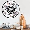 Amazon.com: MODE HOME 24 Inch Wall Clock with Picture Frame, Large ...