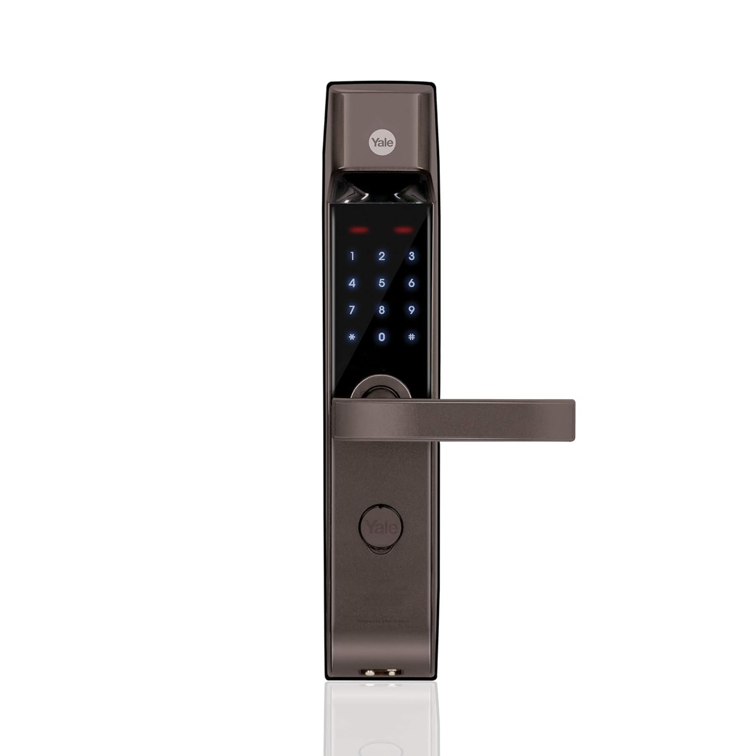 Yale YDM 4115-A, Smart Digital Door Lock for Wooden Door with Fingerprint, Pincode, Mechanical ...