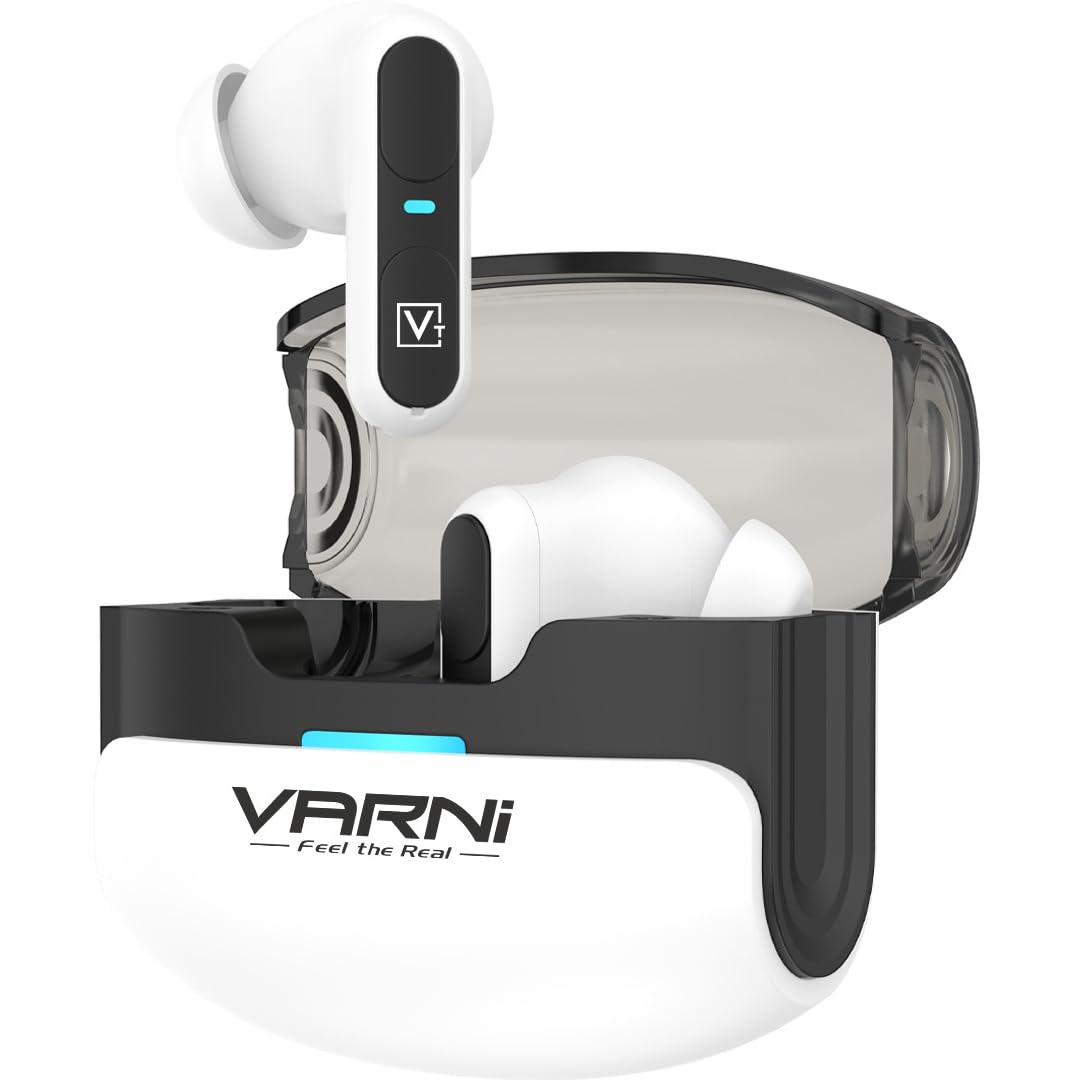VARNI EVO TWS Earbuds with Low Latency(30ms), Type-C Charging, Upto 26H ...