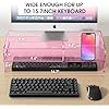 Amazon.com: HEWYIOS Pink Acrylic Monitor Stand Riser, 2-Tier computer ...