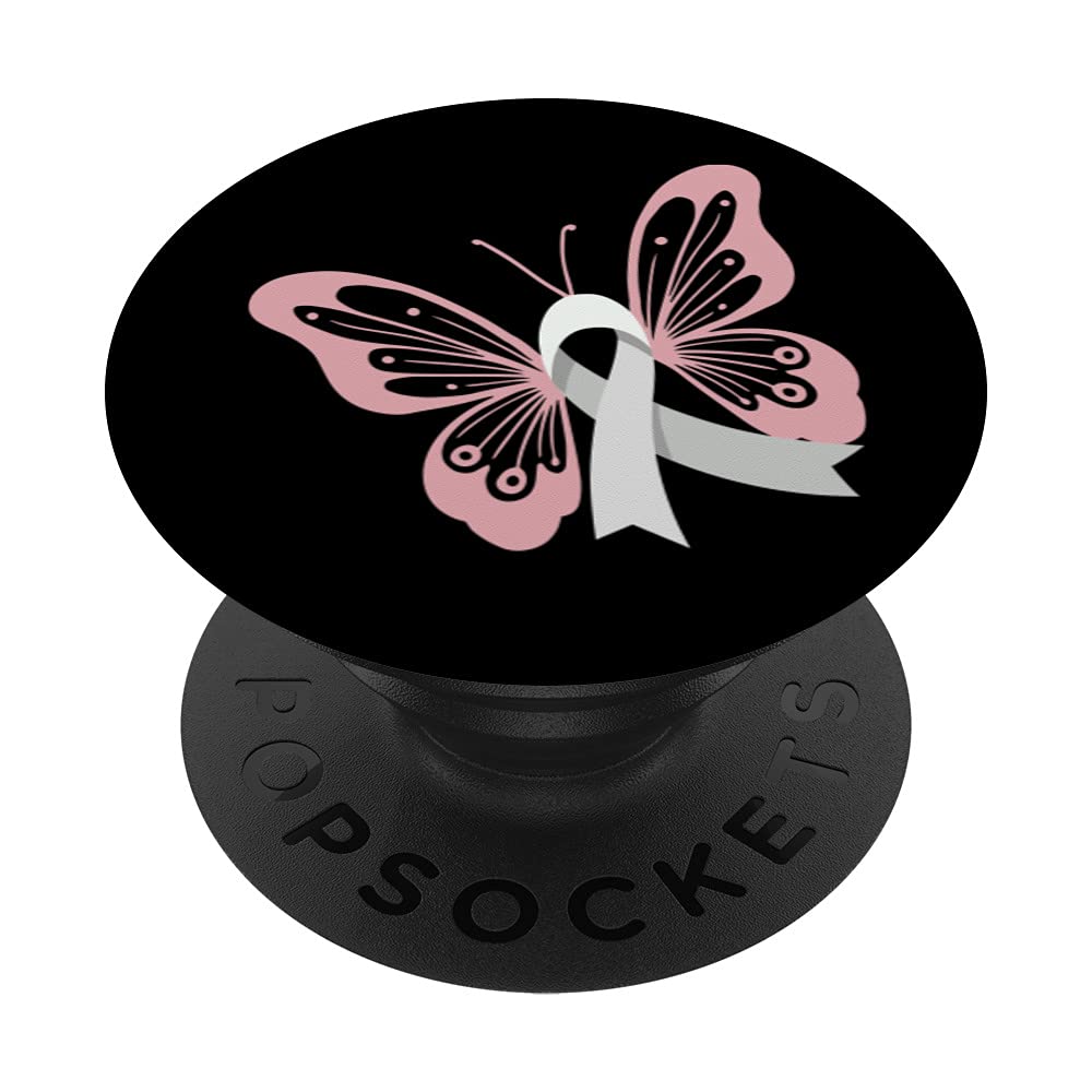 Lung Cancer Ribbon Butterfly