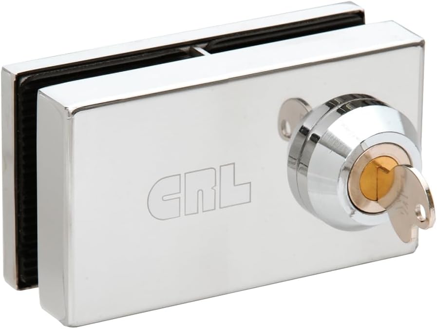 C.R. Laurence CRL Deluxe Patch Lock for 1/2" Glass - Door Lock ...