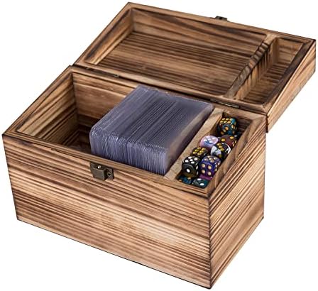 Amazon.com: Ajuny Handcrafted Decorative Wooden Double Deck Playing ...