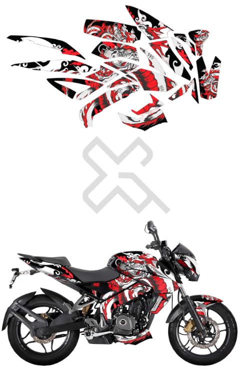 Grayfixx Dragon Edition Full Body Sticker for Pulsar NS 200 : Amazon.in ...
