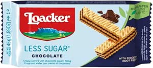 Loacker Less Sugar Chocolate Wafers 45 g : Amazon.ae: Grocery