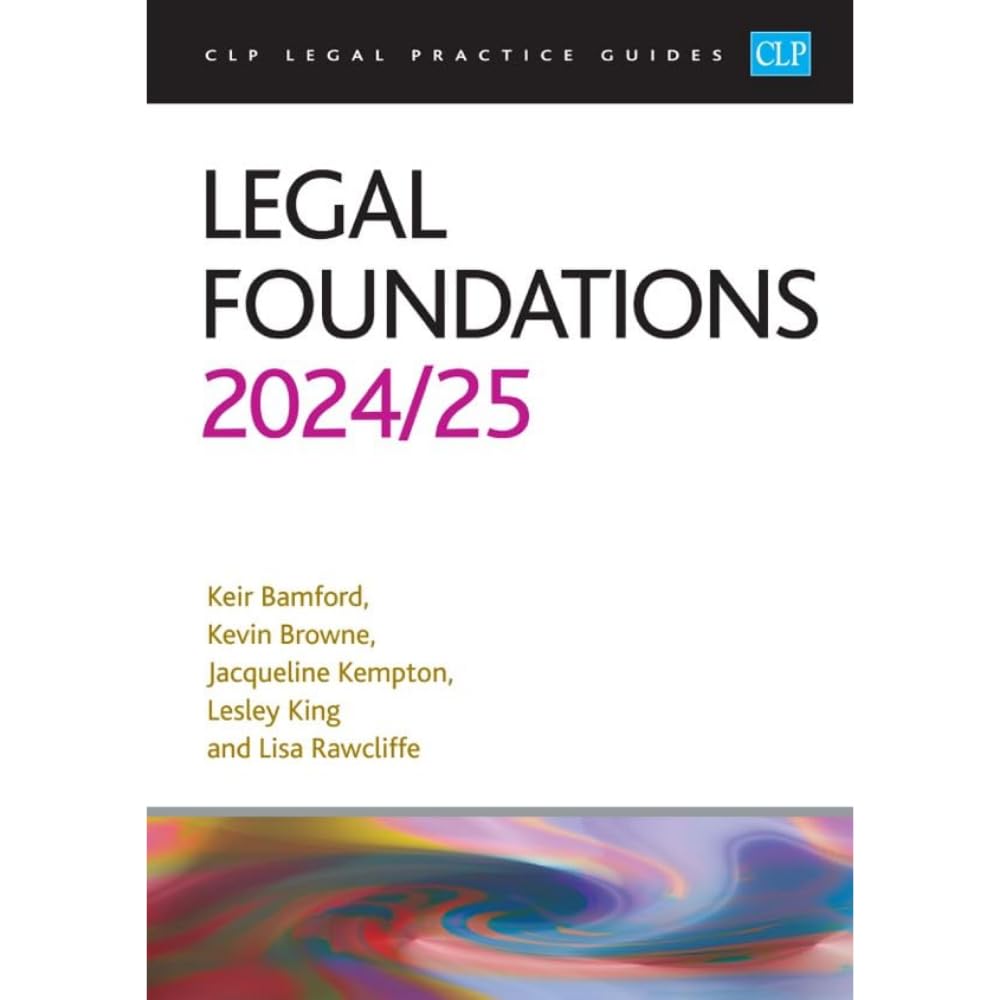 Legal Foundations2024/2025: Legal Practice Course Guides (LPC): Amazon ...