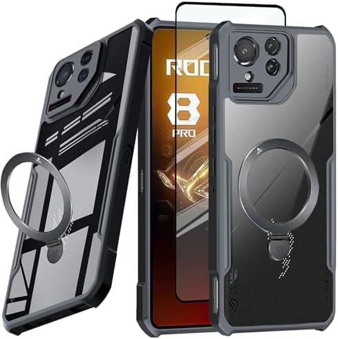 Amazon.co.jp: Guizzcg ASUS ROG Phone 8 / 8 Pro Case with Ring Stand ...