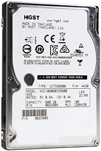 Amazon.com: HGST Ultrastar C10K900 | HUC109090CSS600 | 0B26014 | 900GB ...
