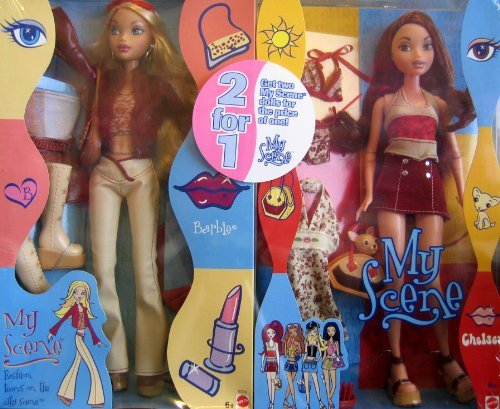 My Scene Barbie & Chelsea Dolls - 2 Dolls w Extra Fashions Included ...