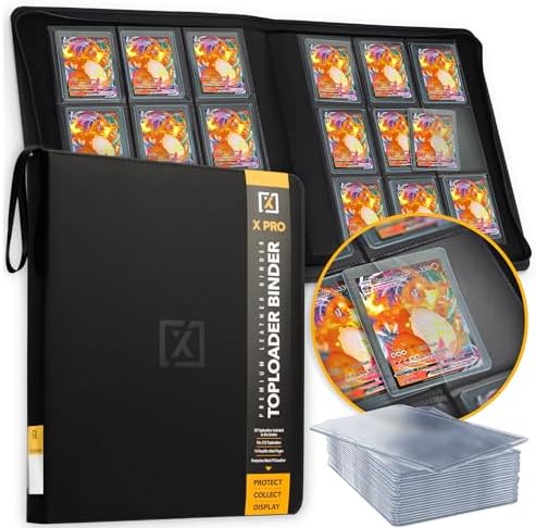 Amazon.com: TopDeck 500 Card Pocket Folder Pro | 9 Pocket Trading Cards ...