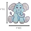 Amazon.com: Cute Lil' Baby Elephant Iron On Patch