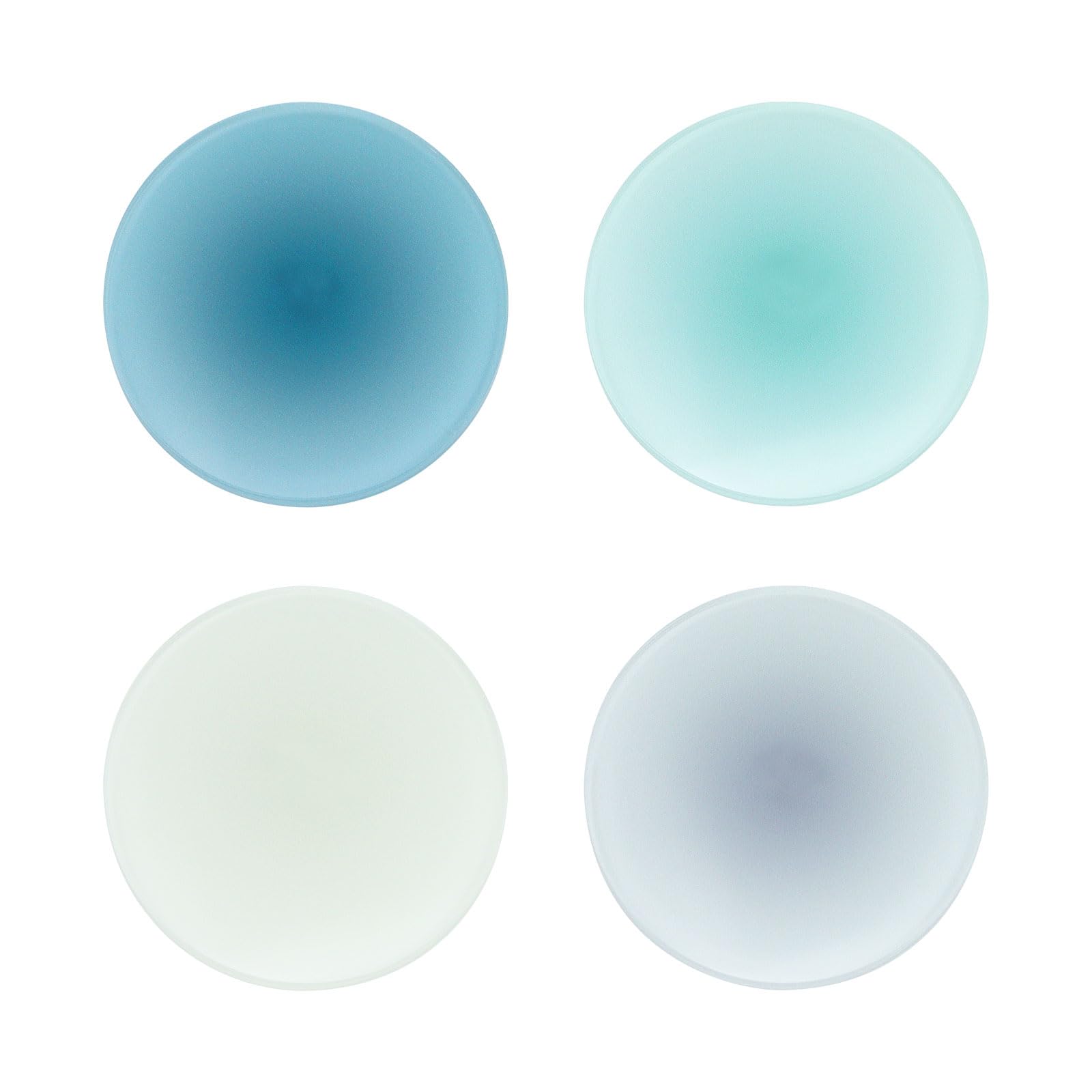 Amazon.com: Drink Coasters Light Blue Coaster Set of 4, Acrylic ...