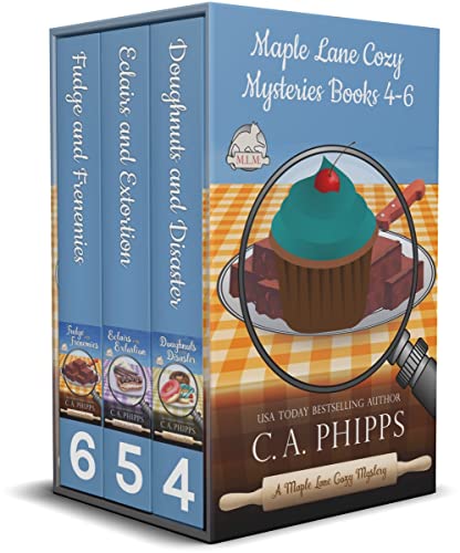 Amazon.com: Maple Lane Cozy Mysteries Books 4-6: A Small Town Culinary ...