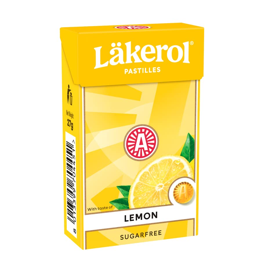 Lakerol sugar free mint gummy pastilles|Oral throat soothing mouth ...