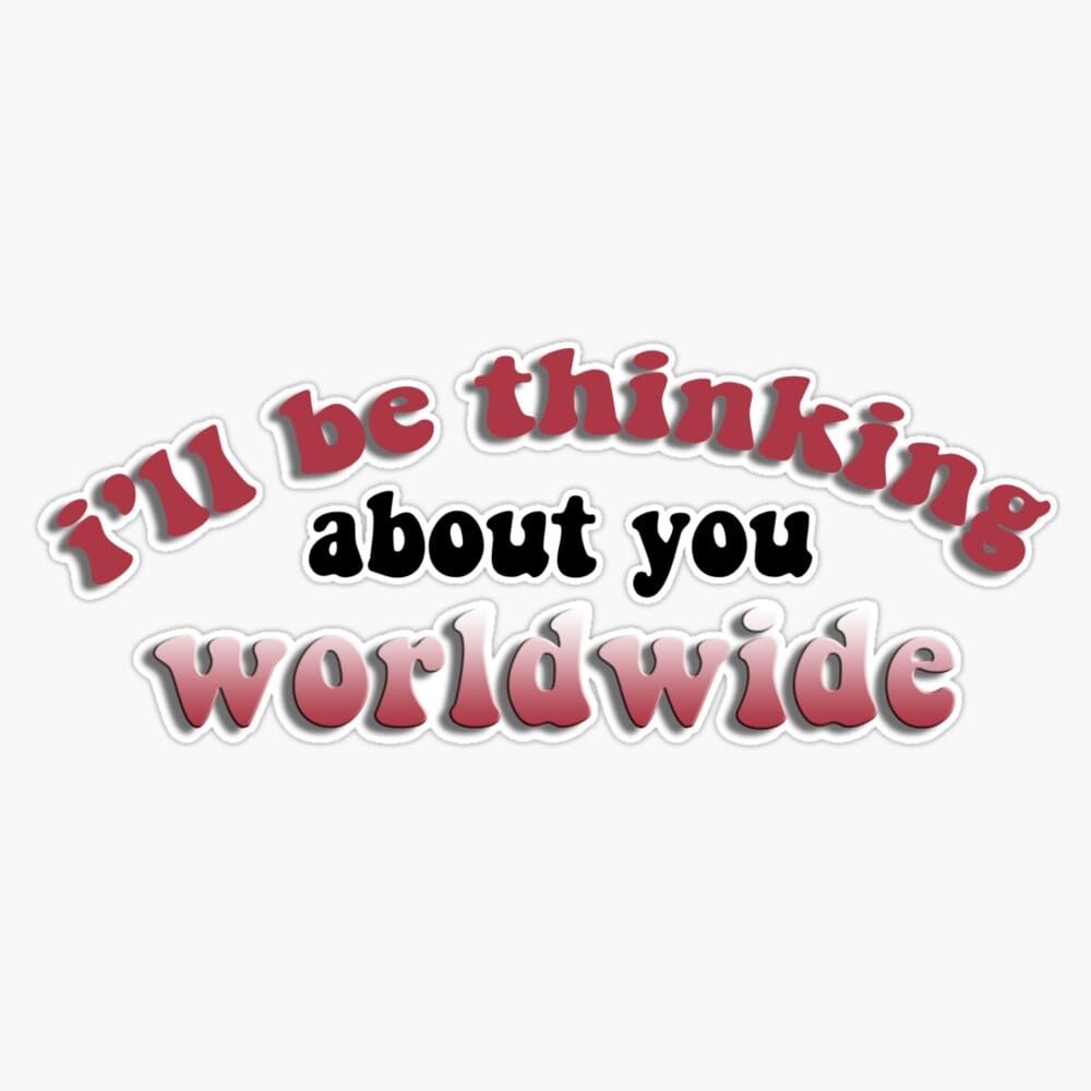 Amazon.com: Big Time Rush Worldwide Lyric Sticker Vinyl Waterproof ...