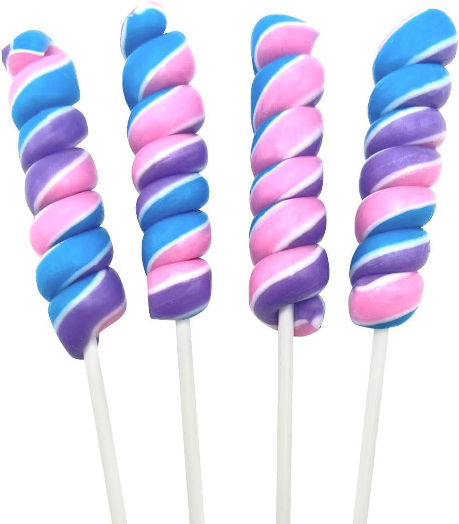 Amazon.com : Mini Twisty Lollipops, Suckers, Carnival Candy, Candy ...