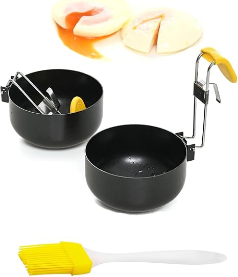 Amazon.com: Egg Poacher-halteoly,poached egg maker poached egg cooker ...