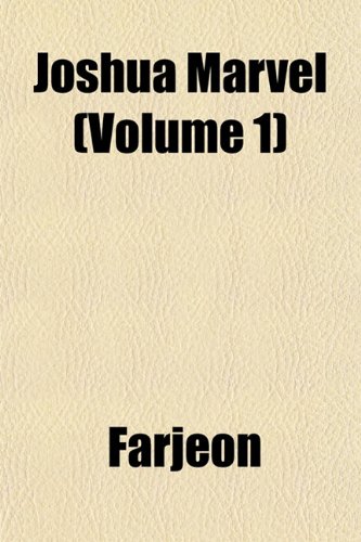 Joshua Marvel (Volume 1) : Amazon.in: Books